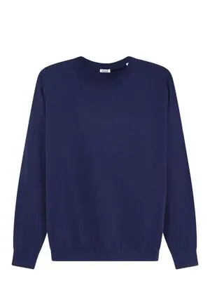 ASPESI Aspesi Crew-Neck Blended Knit Sweater With Ribbed Trim
