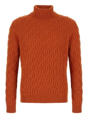 ZANONE Long-sleeved Turtleneck Sweater - Brown