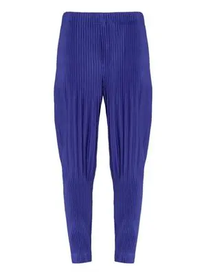 Issey Miyake Pleated Trousers - Blue