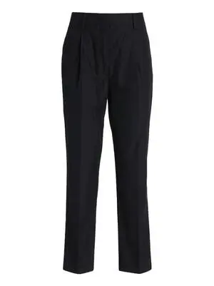 Prada High Waist Straight Leg Pants - Black