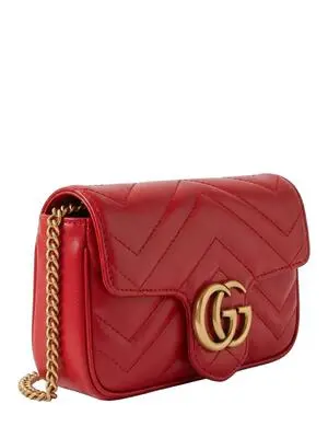 Gucci Marmont Shoulder Bag - Red