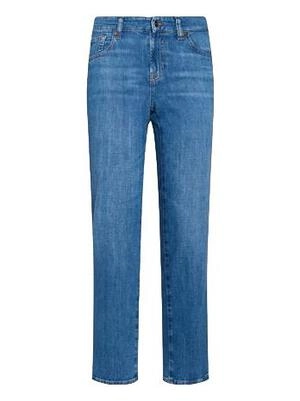 7 For All Mankind Light Wash Straight Leg Jeans - Light Blue