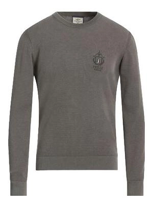 AERONAUTICA MILITARE Cotton Lyocell Sweater - Grey