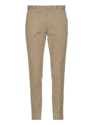 ENTRE AMIS Cotton Gabardine Chinos - Beige