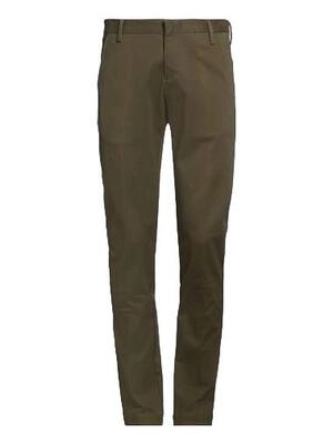 ENTRE AMIS Cotton Gabardine Chinos - Green