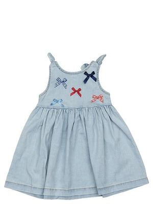 WILD WAWA Piper Dress In Blue - Denim