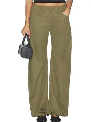 EB DENIM Isla Cinch Pant - Deep Olive