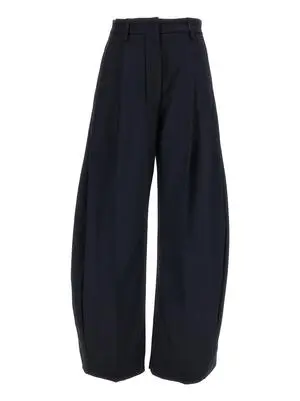 THELATEST E-billie Wool-blend Trousers - Blue