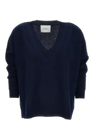 LISA YANG Kenny V-neck Cashmere Sweater - Blue