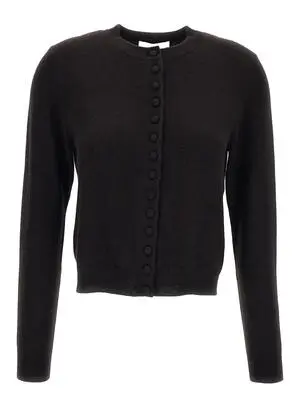 LISA YANG Wilona Cashmere Cardigan - Brown