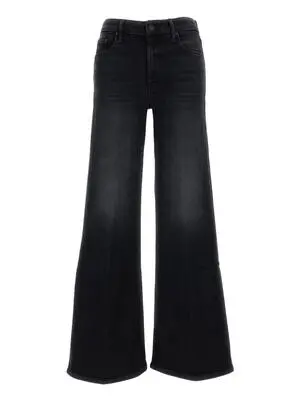 MOTHER The Roller Sneak Jeans - Black