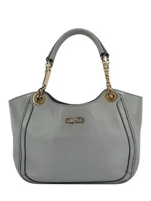 FERRAGAMO Gancini Handbag - Grey
