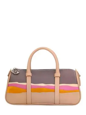 Longchamp X Caroline Hélain Small Patchwork Holdall Bag - Neutrals