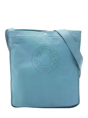 Hermès Perforated Logo Crossbody Bag - Blue