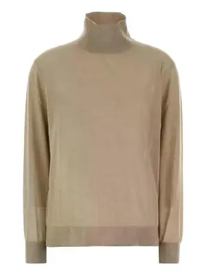 THE ROW Orly Top Long Sleeve Turtleneck - Neutrals
