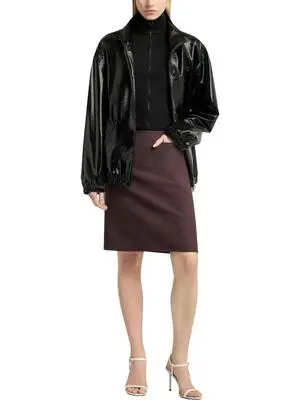 COURREGES Vinyl Tracksuit Jacket - Black