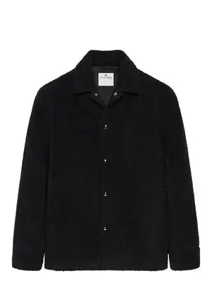 COURREGES Bouclé Shirt Jacket - Black