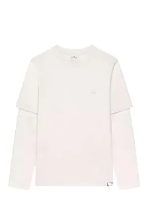 COURREGES Double-sleeve T-shirt - White