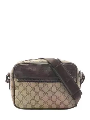 Gucci Gg Plus Monogram Shoulder Bag - Neutrals
