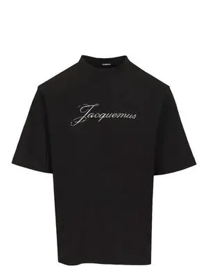 Jacquemus Logo-print T-shirt - Black