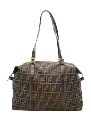 Fendi Zucca Canvas Tote Bag - Brown