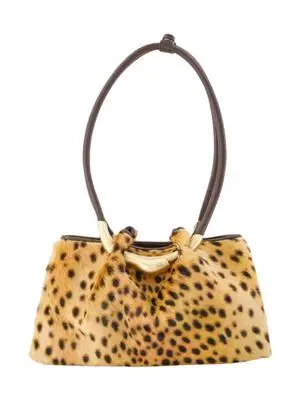 Cult Gaia Asa Leopard-print Shoulder Bag - Neutrals