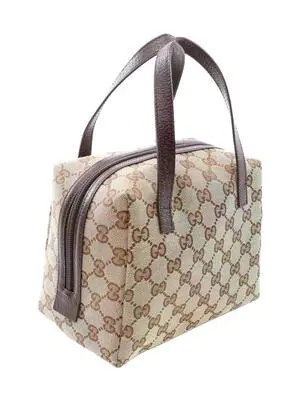 Gucci Gg Canvas Handbag - Neutrals