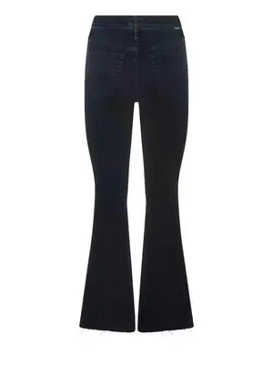 MOTHER Raw-cut Flared Jeans - Blue