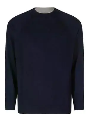 Eleventy Raglan Sleeve Sweater - Blue