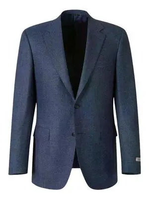 Canali Single-breasted Blazer - Blue