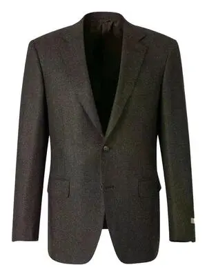 Canali Single-breasted Blazer - Brown