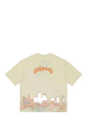 GODSPEED Boston Skyline Graphic-print T-shirt - Neutrals
