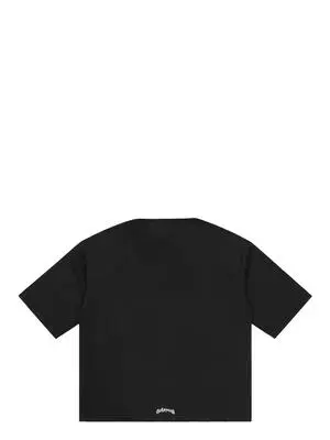 GODSPEED Victor Minimal Crest Short-sleeve Polo Shirt - Black