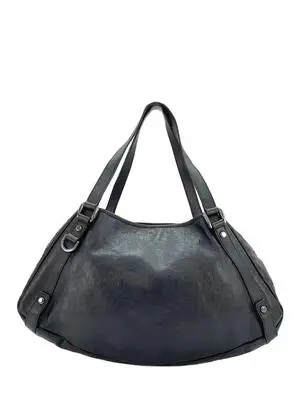 Gucci 2000s Abbey Horsebit Tote Bag - Black