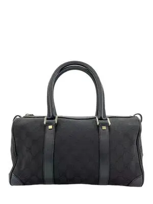 Gucci Gg Supreme Boston Bag - Black