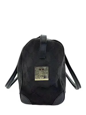 Gucci Gg Supreme Boston Bag - Black