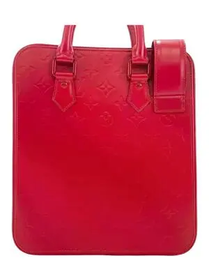 LOUIS VUITTON Monogram Vernis Handbag - Red