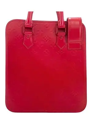 LOUIS VUITTON Monogram Vernis Handbag - Red