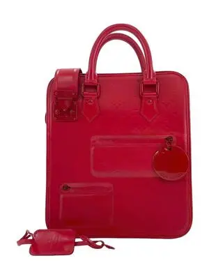 LOUIS VUITTON Monogram Vernis Handbag - Red