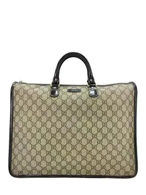 Gucci Gg Supreme Monogram Tote Bag - Neutrals