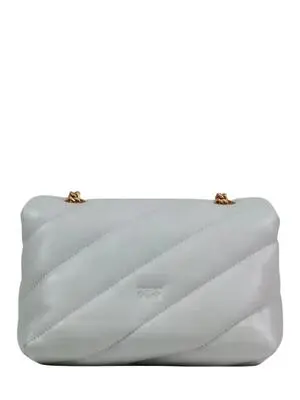 Pinko Mini Love Puff Quilted Shoulder Bag - Grey