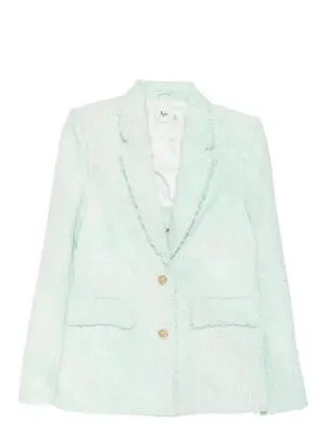 Aje Danielle Bouclé Jacket - Green