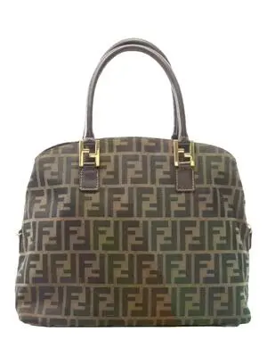Fendi Zucca Canvas Tote Bag - Brown