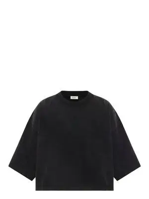 American Vintage Afoma Crew Neck T-shirt - Black