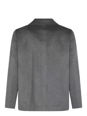LARDINI Patch-pocket Cashmere Jacket - Grey