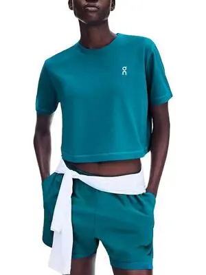 On Train-t Cropped T-shirt - Abyss