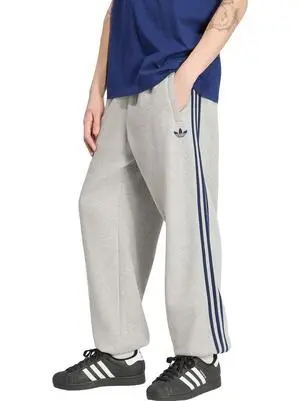 Adidas 3-stripes Fleece Joggers - Medium Grey Heather