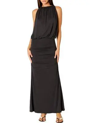 NIA Sebastiano Maxi Dress - Onyx