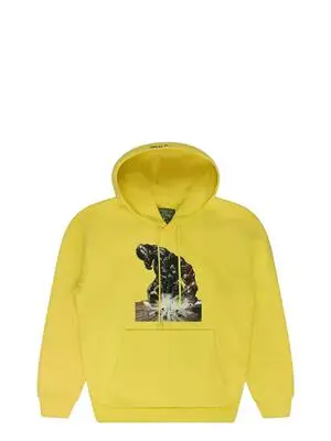DENIM TEARS Graphic Print Hoodie - Yellow
