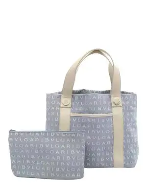 BVLGARI Logomania Tote Bag - Blue